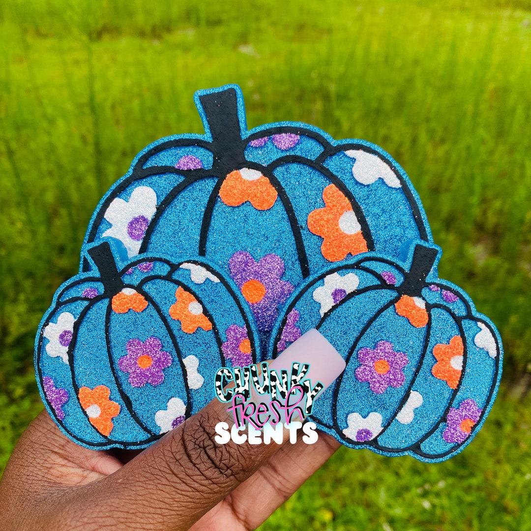 Floral Pumpkin Freshie, Flower Pumpkin Freshie, Fall Freshie, Fall ...