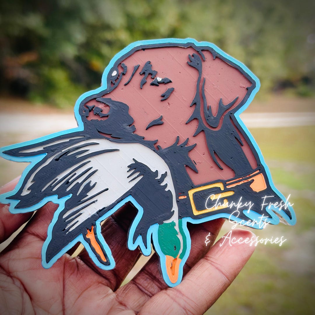 Duck Hunter Freshie, Hunting Freshy, Men’s Car Freshener, Retriever ...