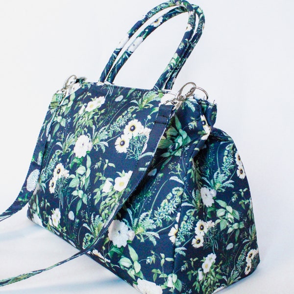Floral Print Handbag - Etsy