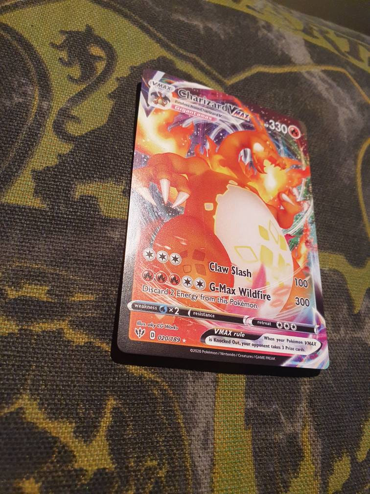 Charizard VMAX Gigantamax NON-HOLO Version Mrproxycardsuk - Etsy
