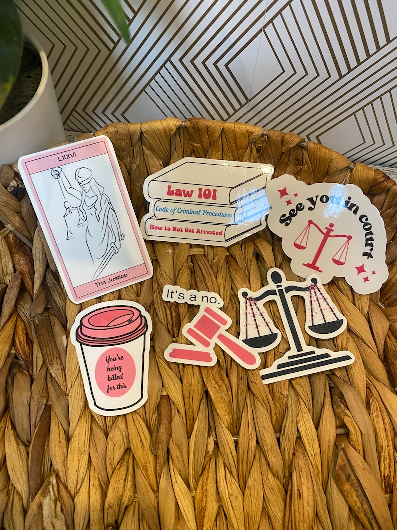 Legal Sticker Pack - Etsy