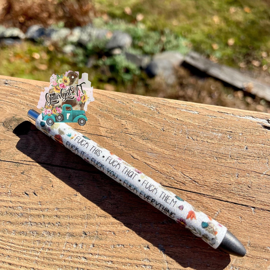 Snarky Pen, Sassy Pen, Sassy Glitter Pen, Snarky Glitter Pen, Office ...