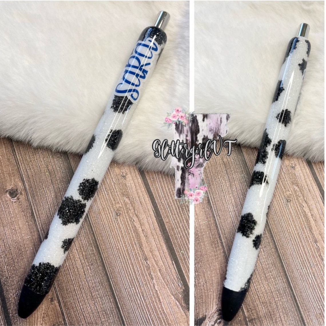 Cow Print Cow Pen Cow REFILLABLE Cow Print Pen Alcohol - Etsy