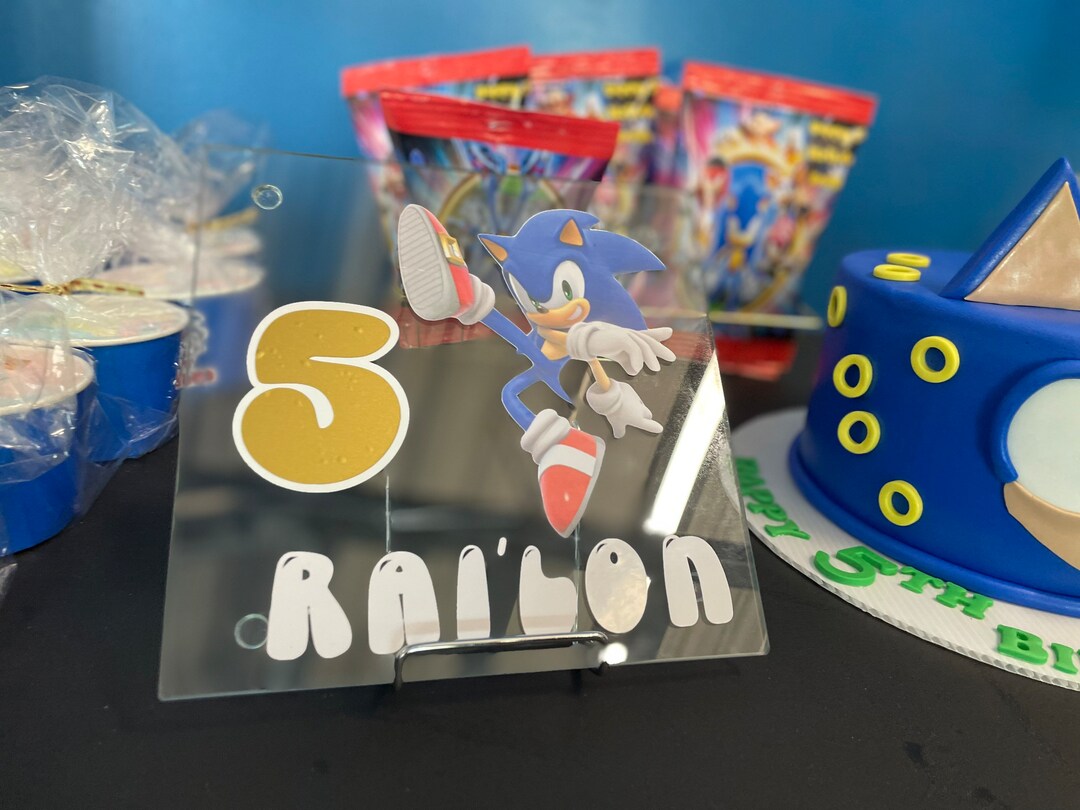 Sonic Party Decor, Sonic Party, Table Decor, Party Table, Sonic ...