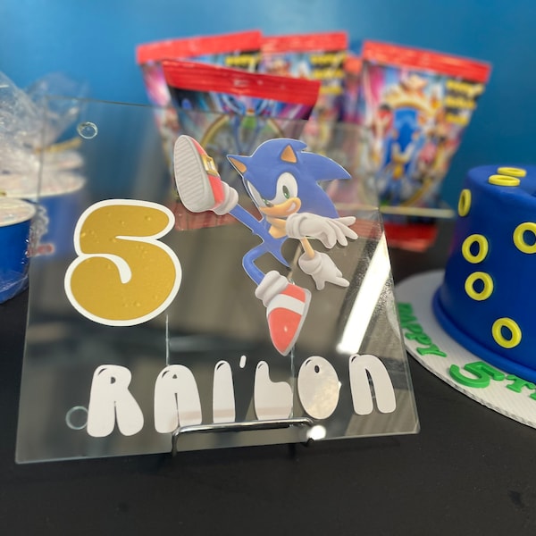 Sonic Table Decor - Etsy