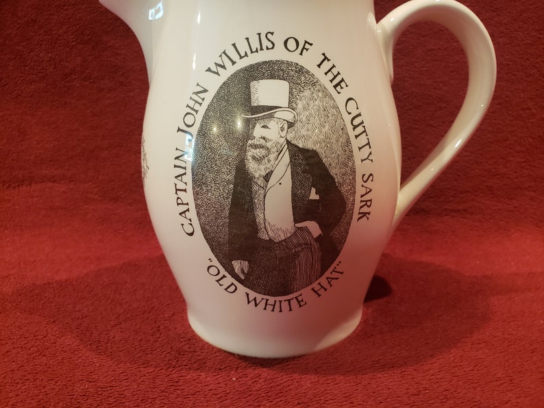 Cutty Sark, Captain John Willis Pitcher Black and White - Etsy
