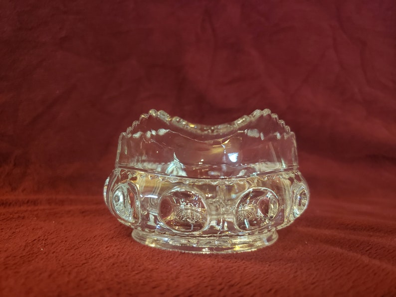 Vintage Double-sided Cut Glass Gravy Boat/dessert Sauces Dish - Etsy