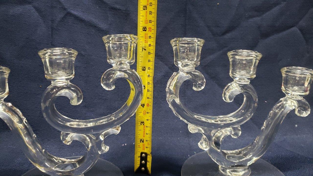 Set of Two Triple Candle Holders for Dinner Table and Home - Etsy