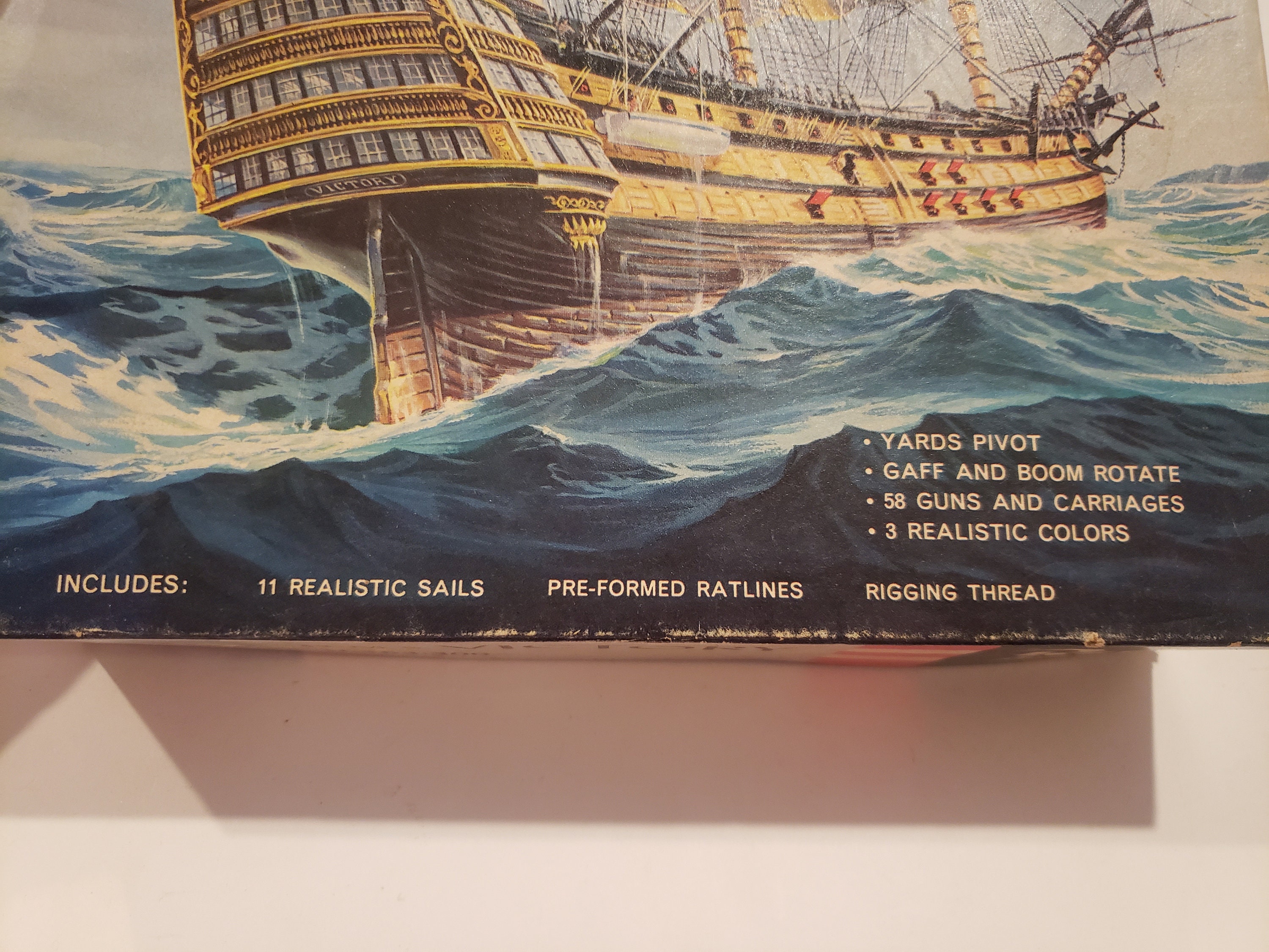 Vintage Model Ship Kit Revell HMS Lord Nelson's Flagship - Etsy