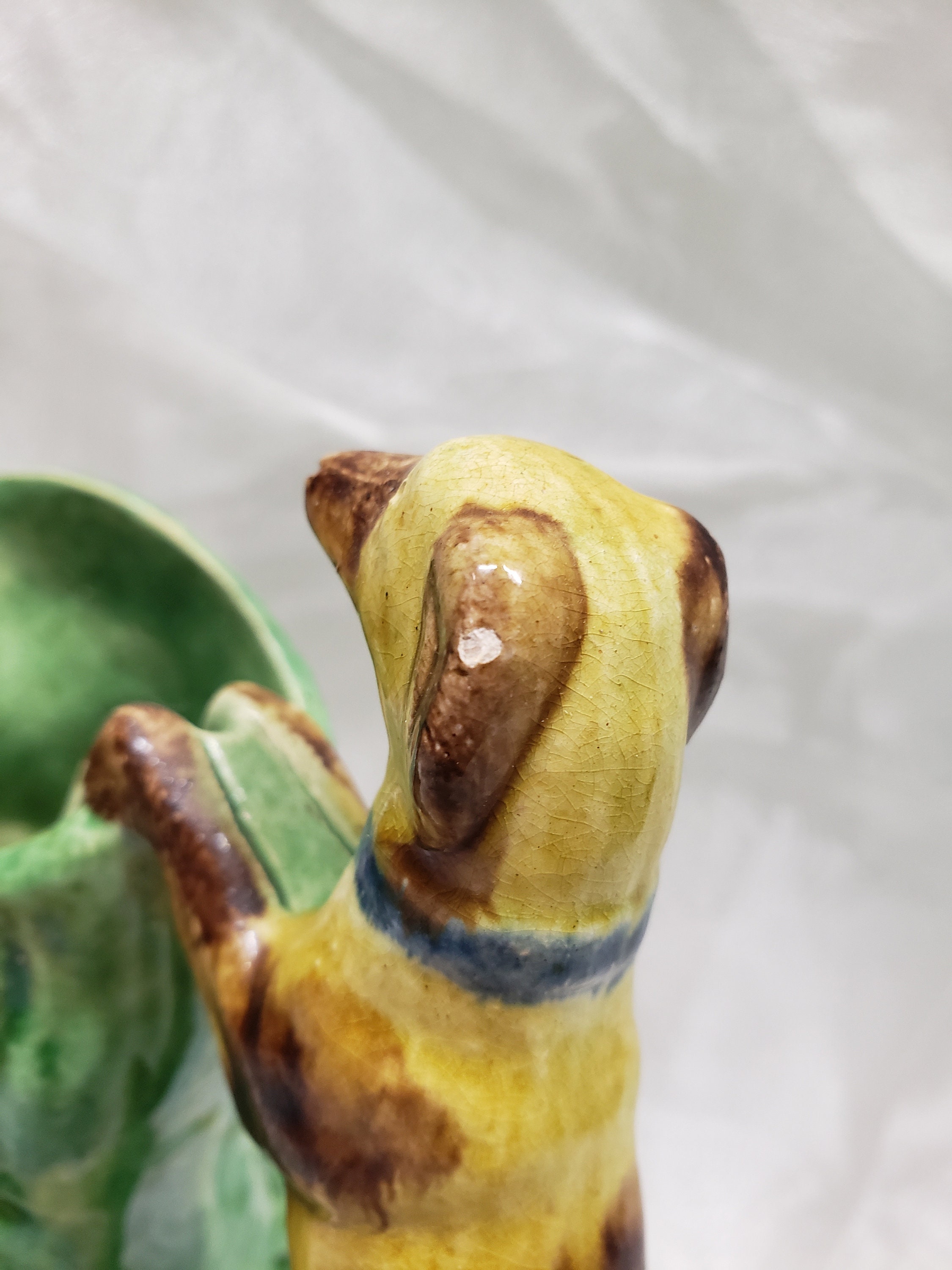 Vintage Hunter Dog Pitcher With Bunny Rabbits and Nature Scene Water ...