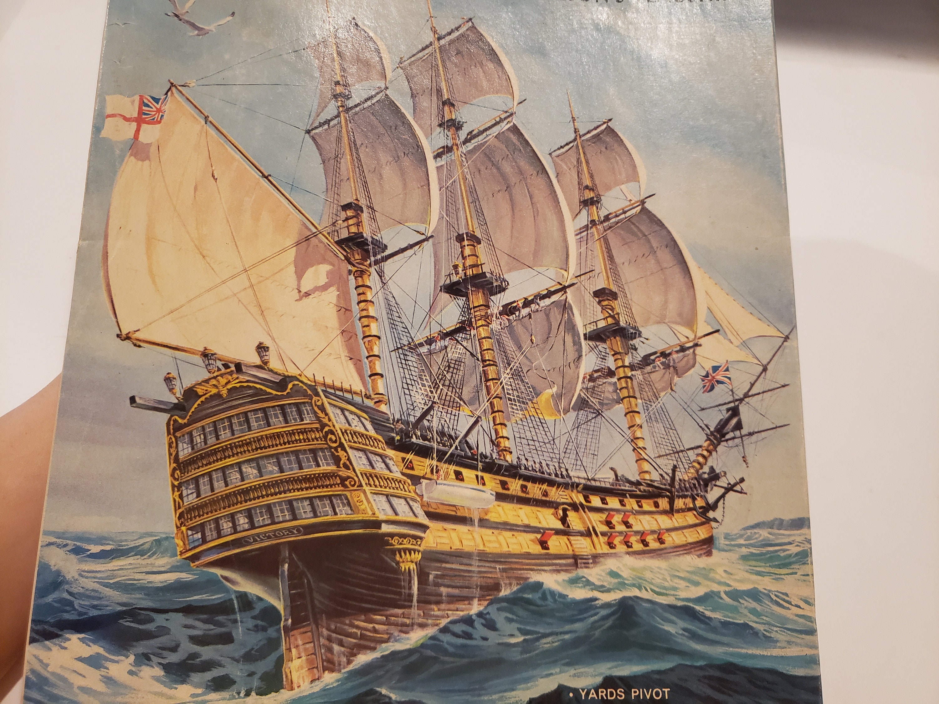 Vintage Model Ship Kit Revell HMS Lord Nelson's Flagship - Etsy