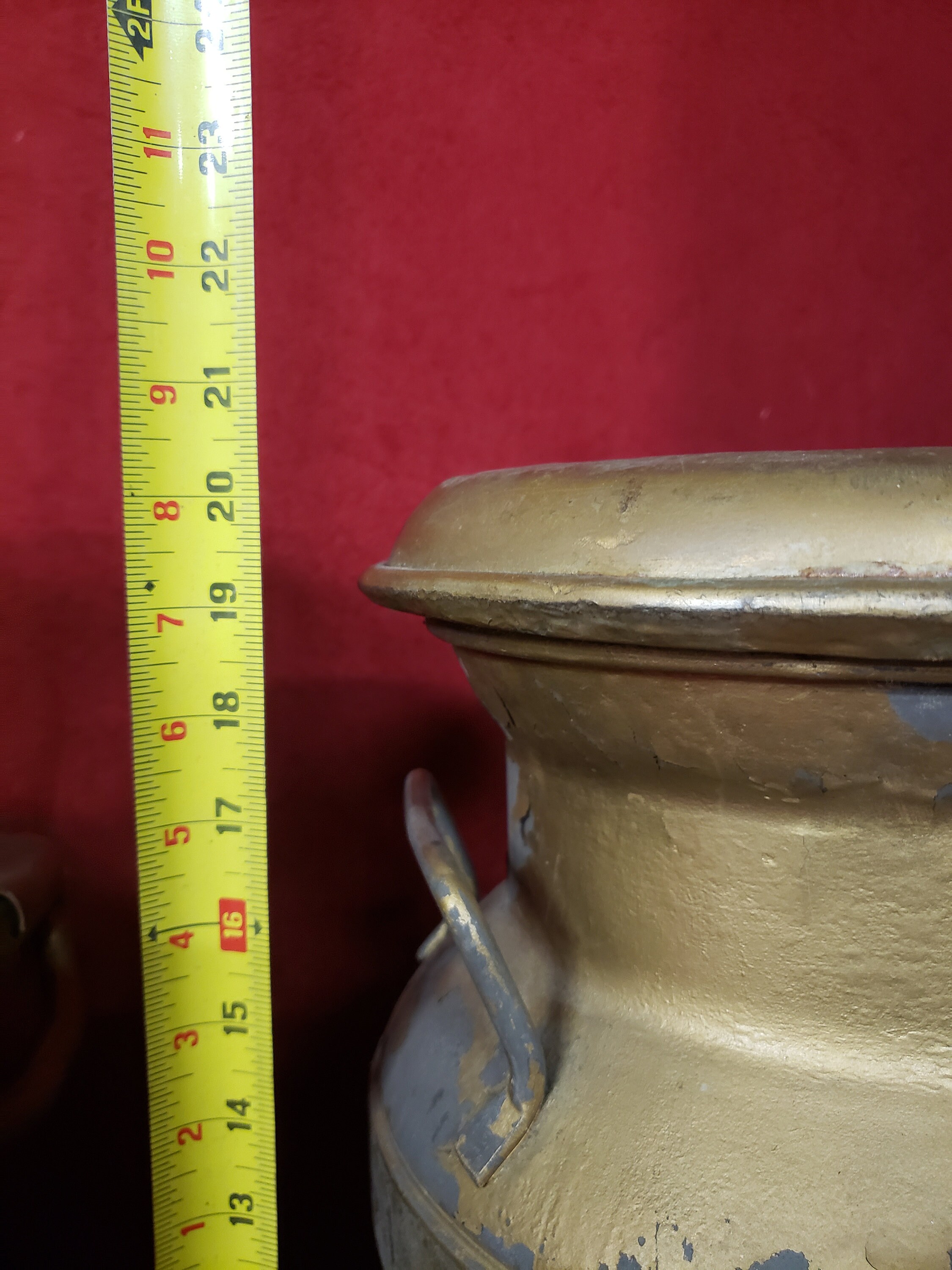 Vintage Large Metal Milk Jugs With Eagle Design and Handles - Etsy