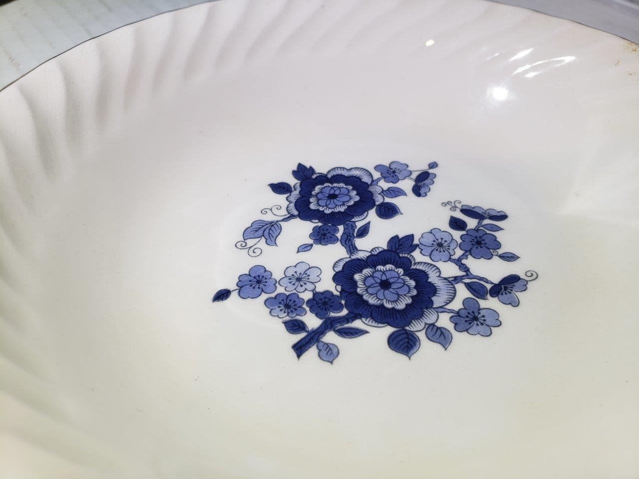 Enoch Wedgwood Royal Blue Ironstone Dishes: England Plates, Cups ...