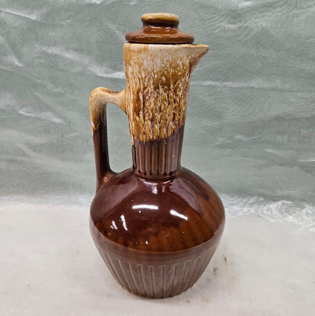 Hull Brown Drip Pottery: 45-piece Oven Proof Dinnerware Set - Etsy