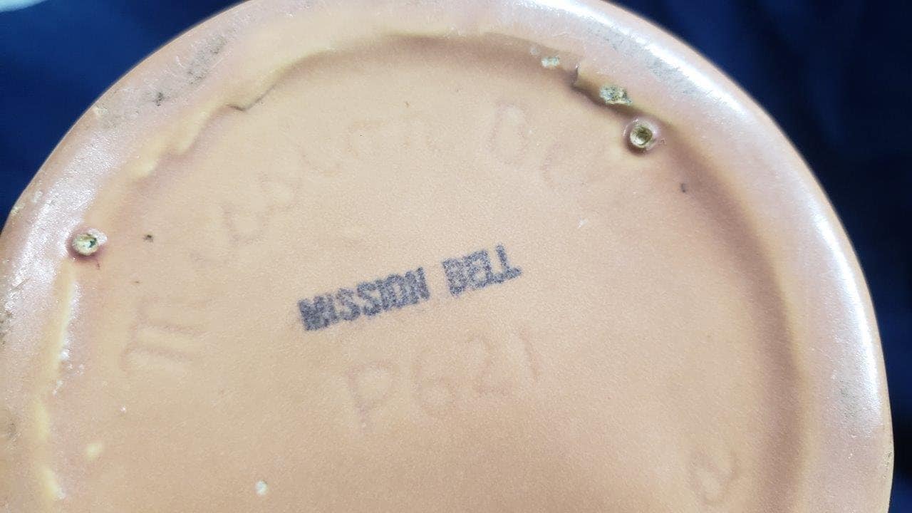 Mission Bell Pottery Pitcher With Handle and Bulbous Body in - Etsy