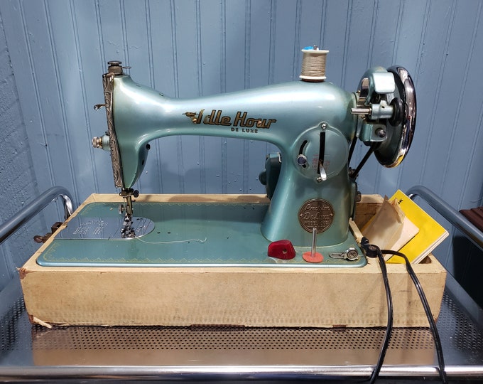 Vintage 1958 Precision De Luxe Model 202 Sewing Machine - Made in USA and Japan - Mercury ...