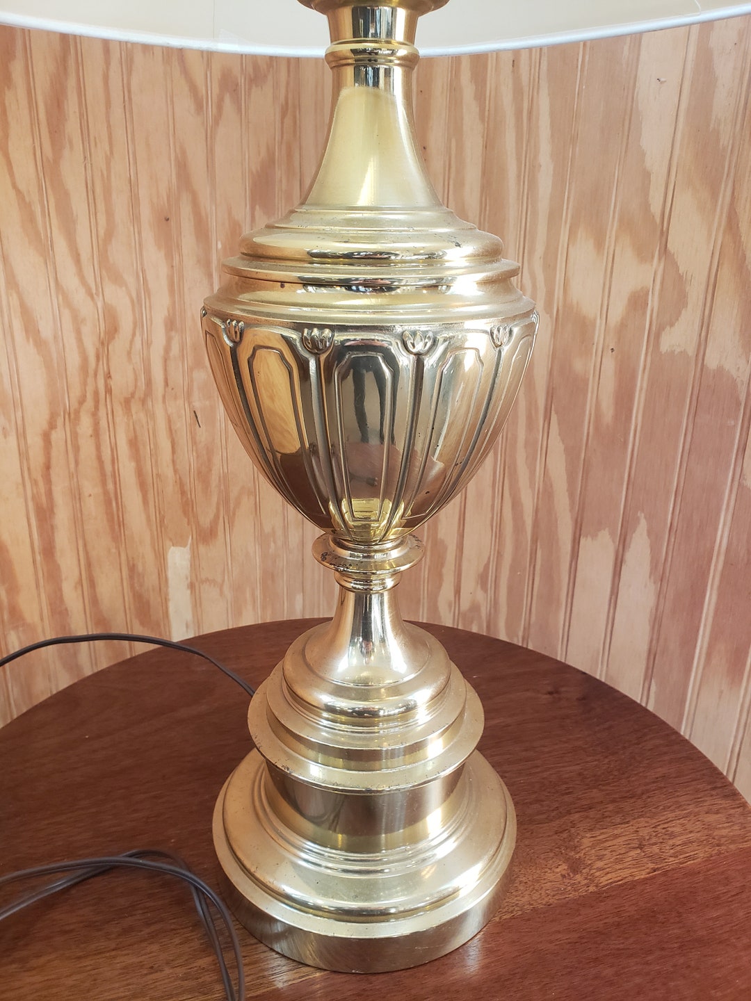 Vintage Underwriter Laboratories Golden Hollywood Regency Lamp - Gold ...