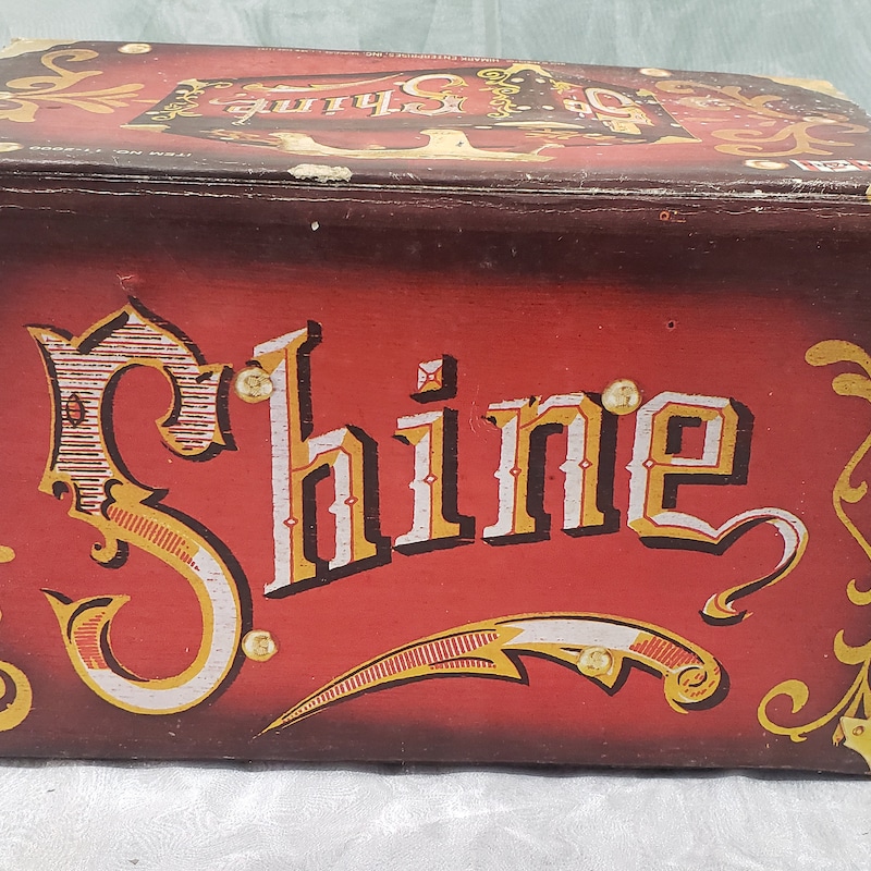 Shoe Shine Box - Etsy