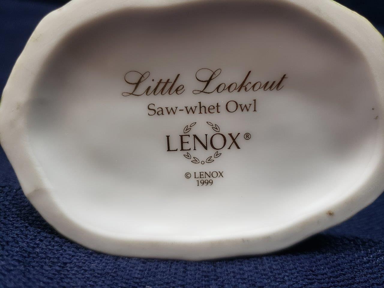 Vintage 1999 and 2000 Lenox Wildlife Collectibles Grizzly Bear, Owl ...