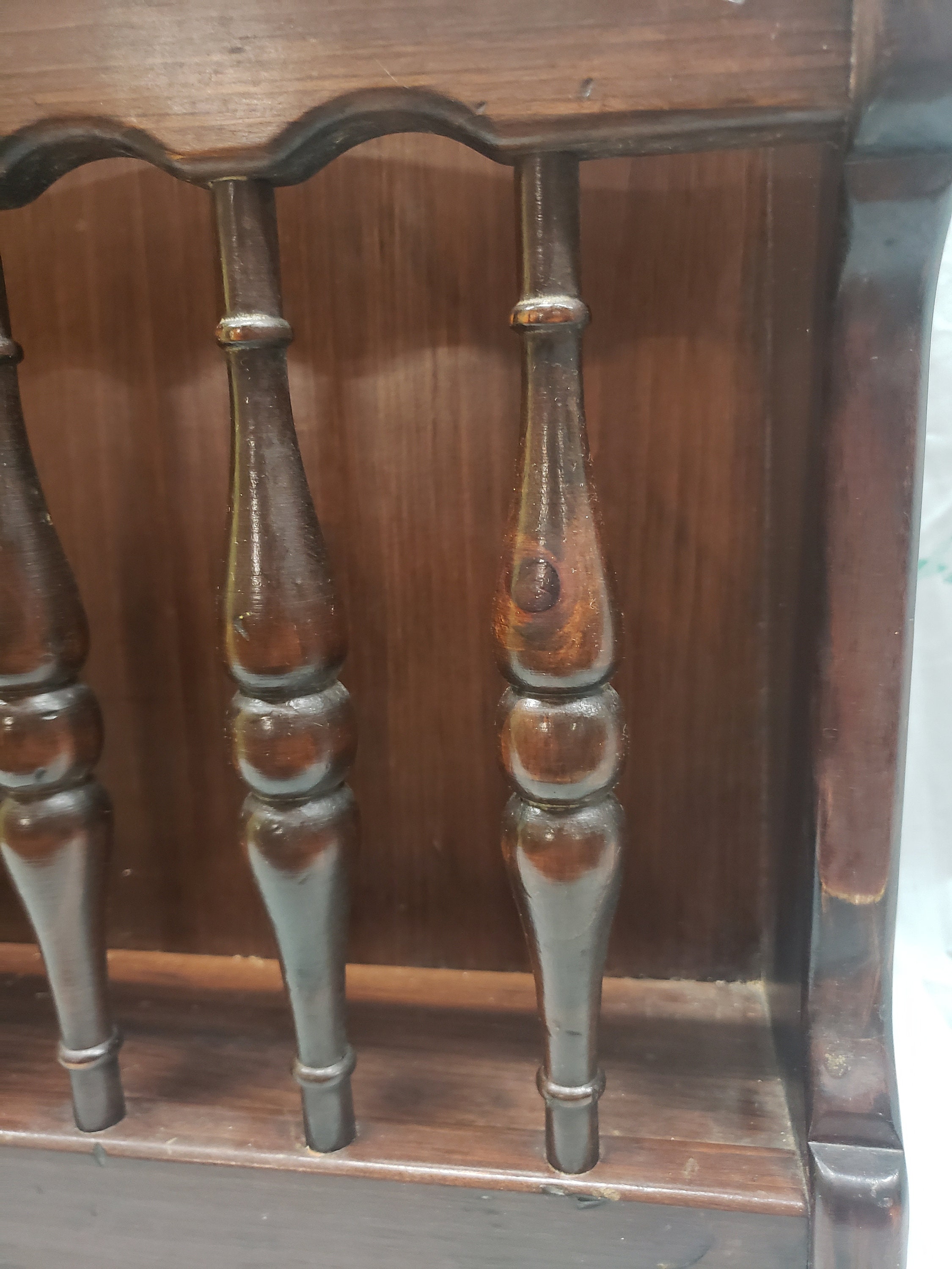 Vintage Wooden Magazine Rack - Etsy