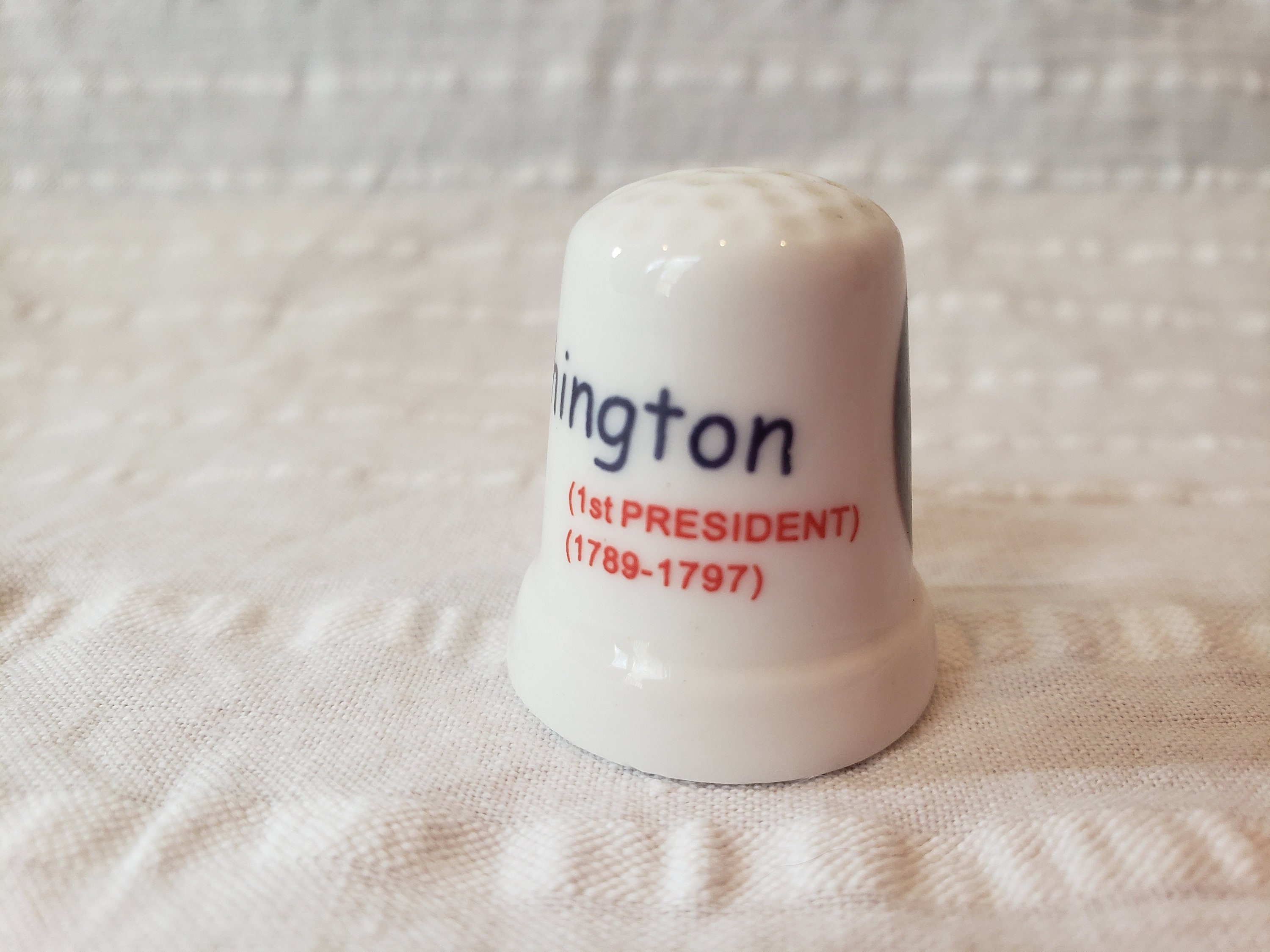 Presidential Thimble Collection Full Set From George Washington to ...