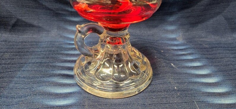 Vintage Retro Glass Oil Lamp Collectible Décor - Etsy
