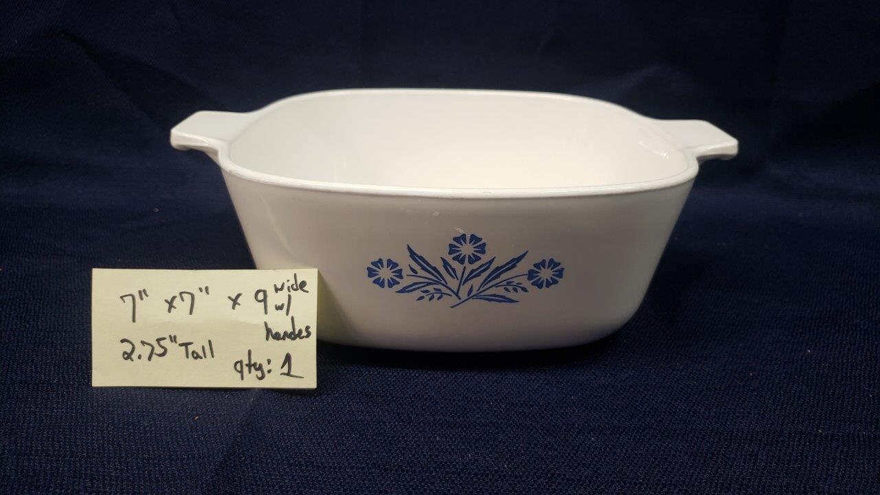 Vintage Corningware Set Blue Cornflower Corning Ware Dishes Casserole ...