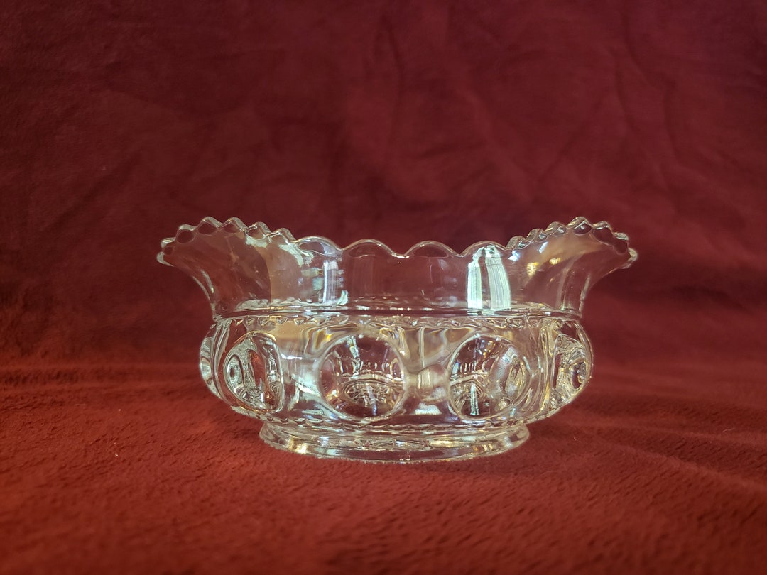 Vintage Double-sided Cut Glass Gravy Boat/dessert Sauces Dish - Etsy
