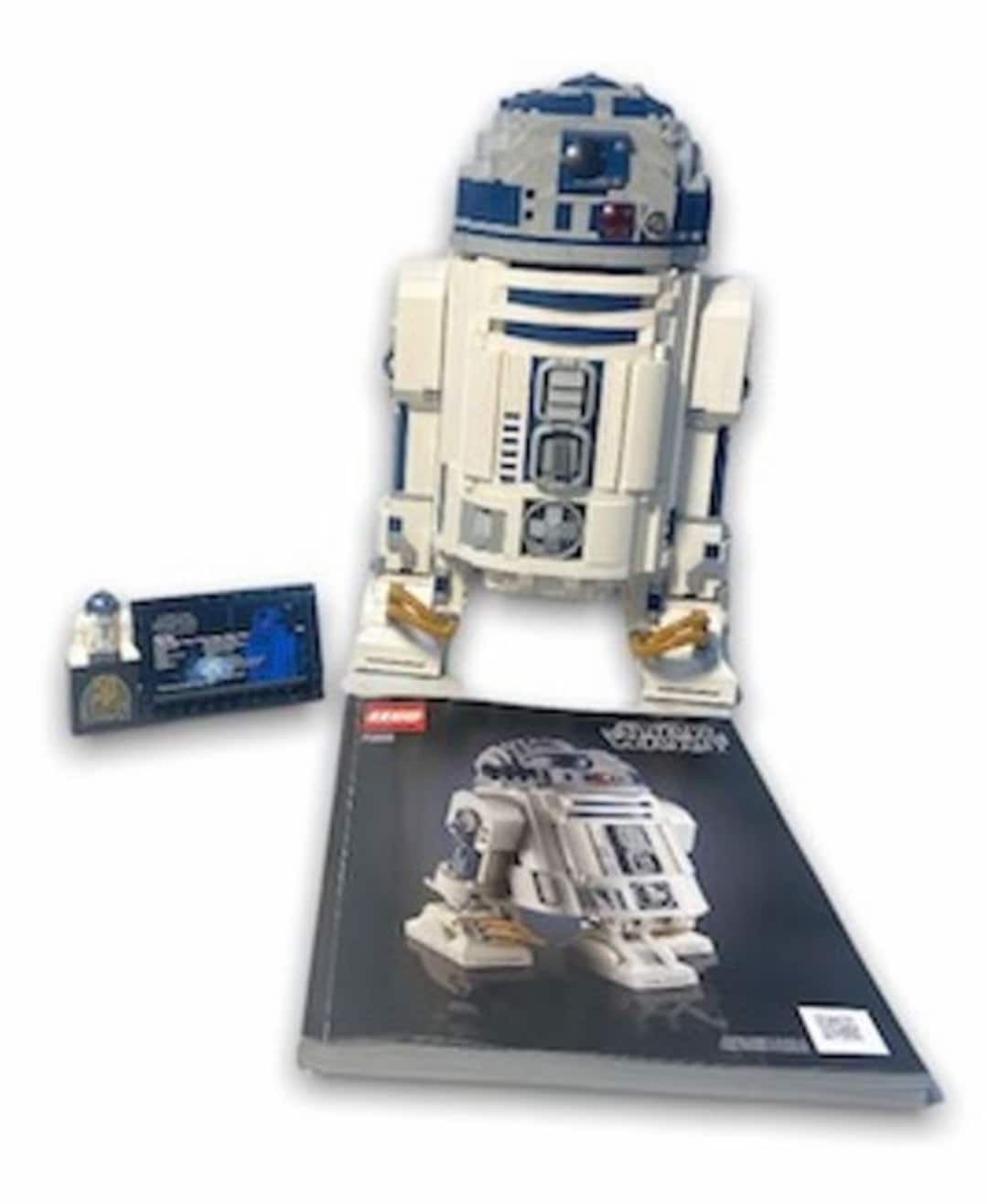 R2D2 Lego Set - Collectible Lego Set for Adults - Fully Assembled R2-D2 for Star Wars Fans ...