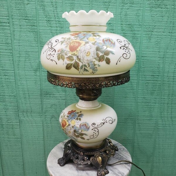Converted Oil Lamp to Electric - Etsy