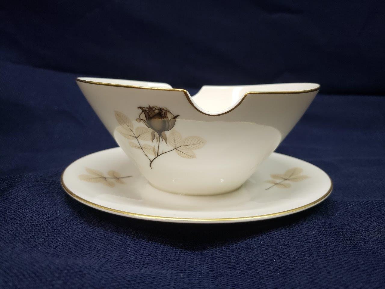 Vintage 1950s Black Rose – Shadow Rose - Rosenthal 82 Piece China Set ...