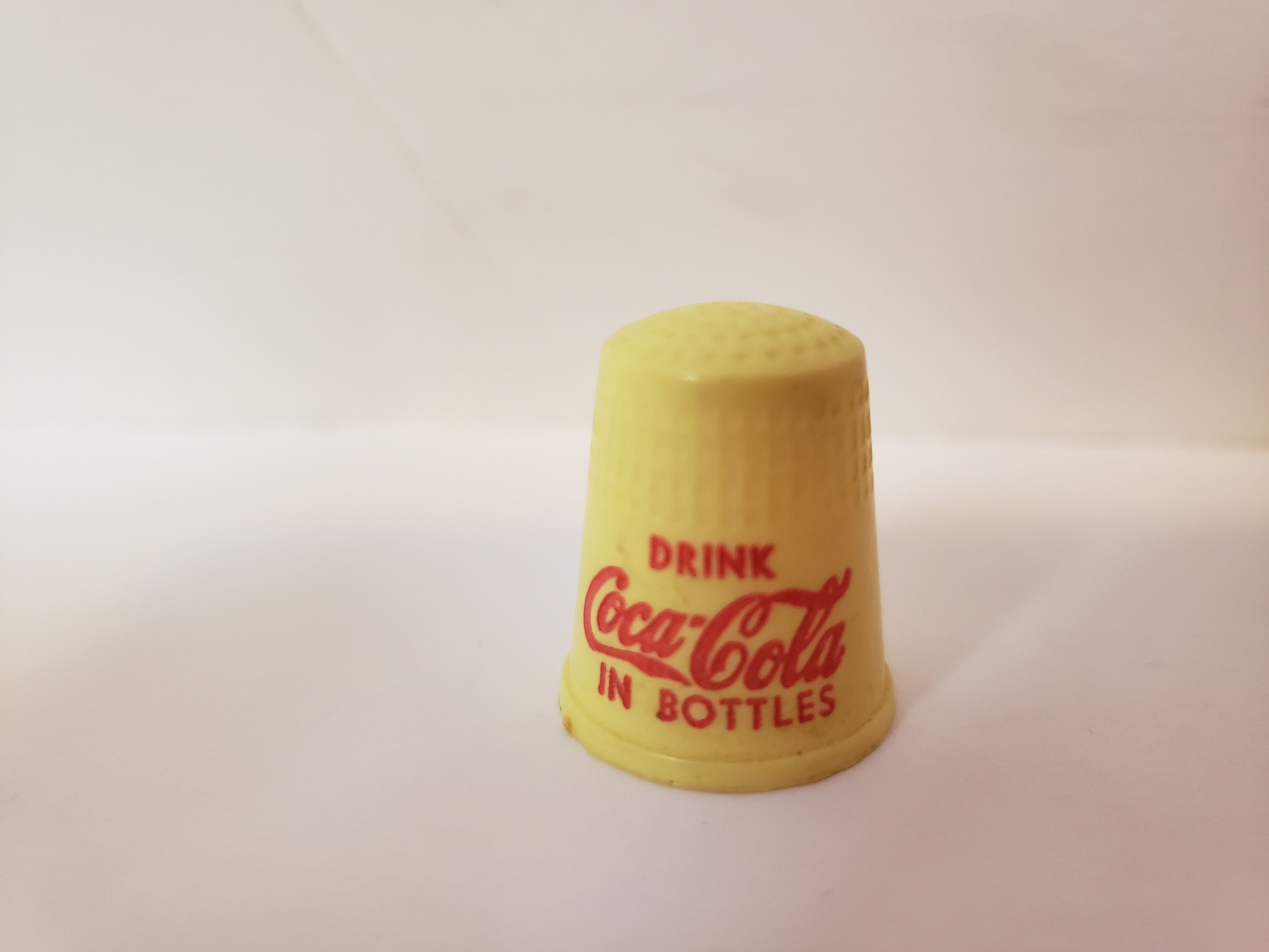 Plastic Advertising Thimble Collection - Coca Cola, Tastykake, Sunbeam ...