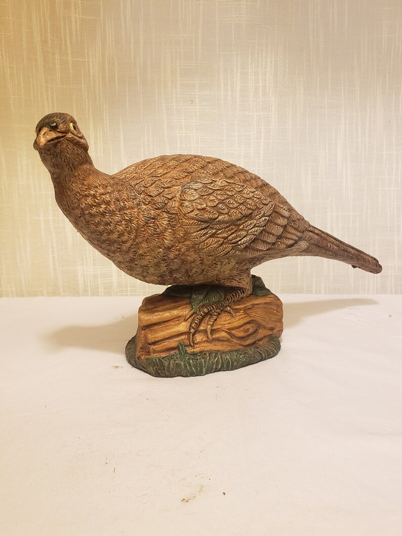 Vintage 1991 Ceramic Pheasant Figurine - Etsy
