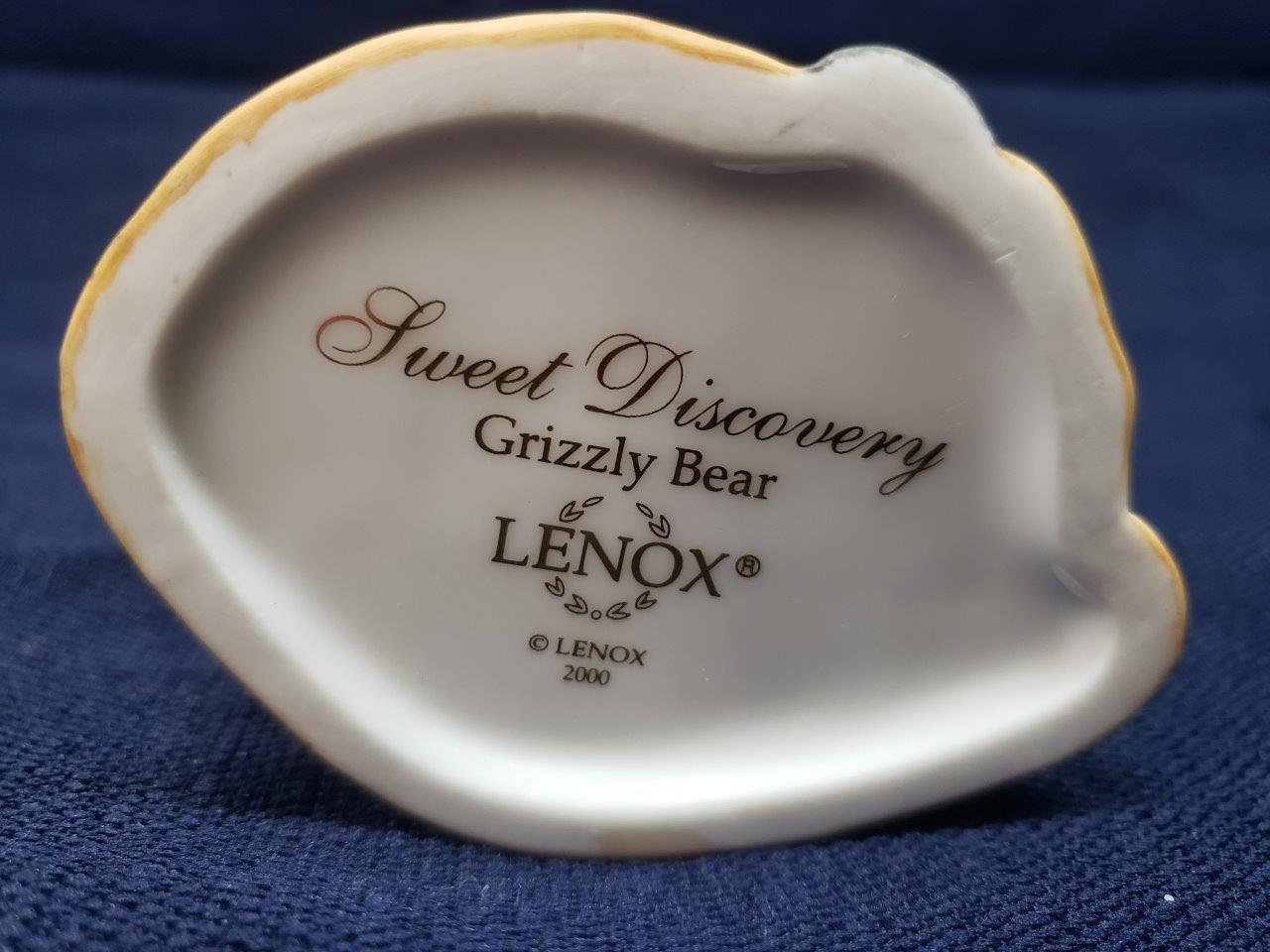 Vintage 1999 and 2000 Lenox Wildlife Collectibles Grizzly Bear, Owl ...