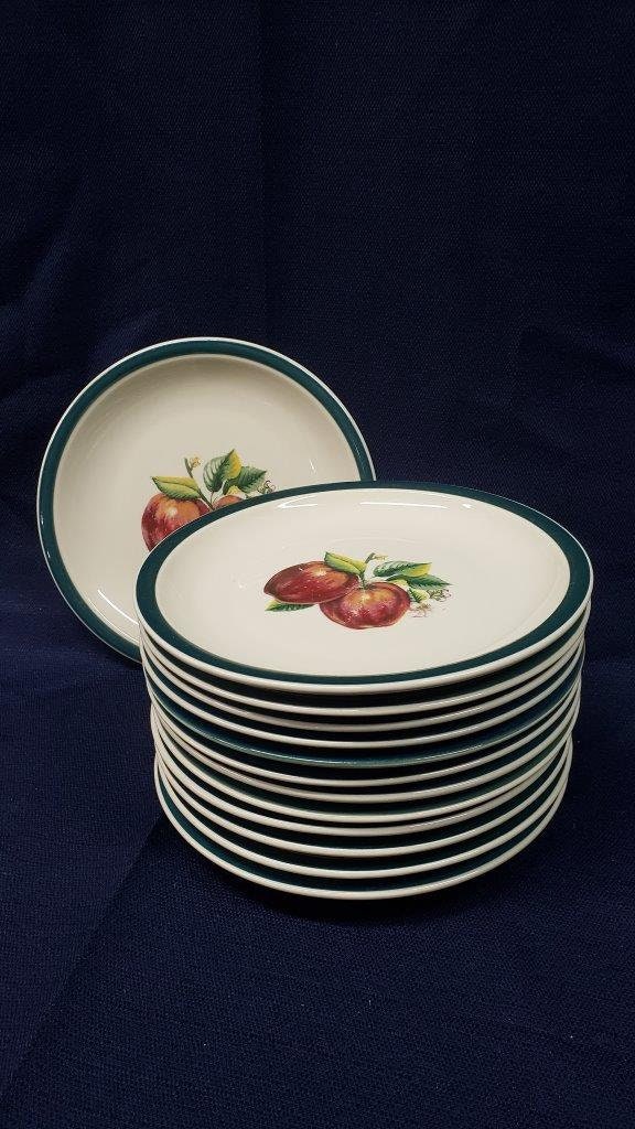 35-piece Apple Dish Set Casuals Dish Set With Plates, Bowls, Platters ...