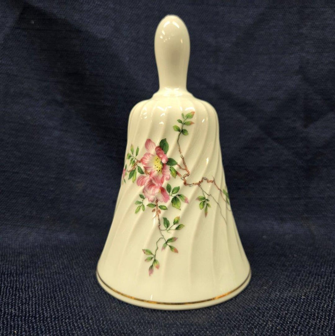 Haviland Limoges Twisted Bell With Floral Design - Vintage Bells ...