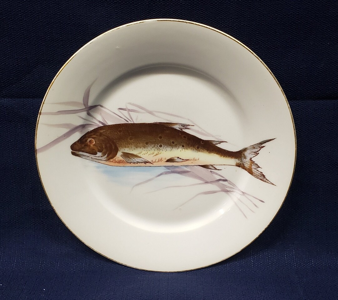 Vintage Karlsbad Fish Plate: Austrian Décor - Etsy