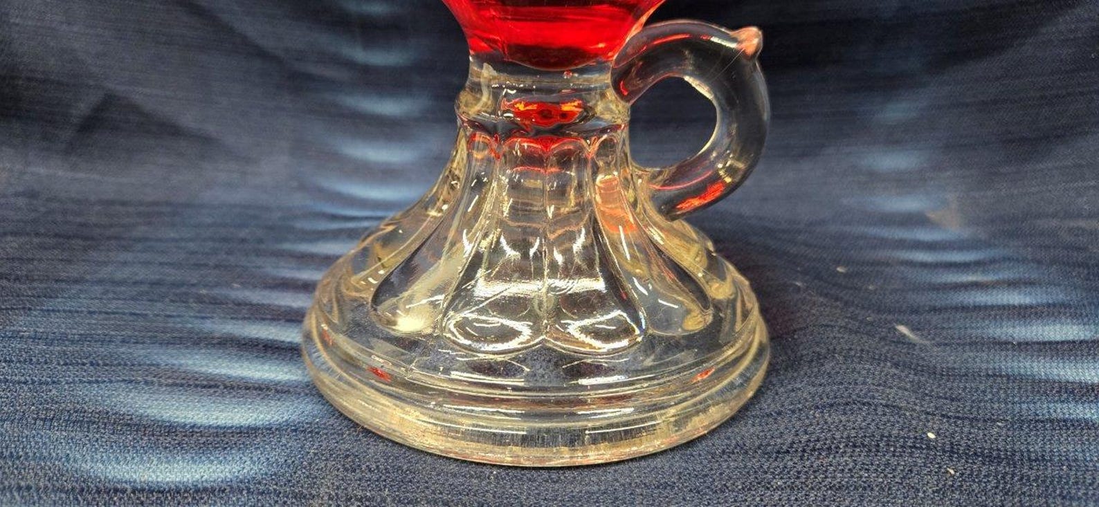 Vintage Retro Glass Oil Lamp Collectible Décor - Etsy