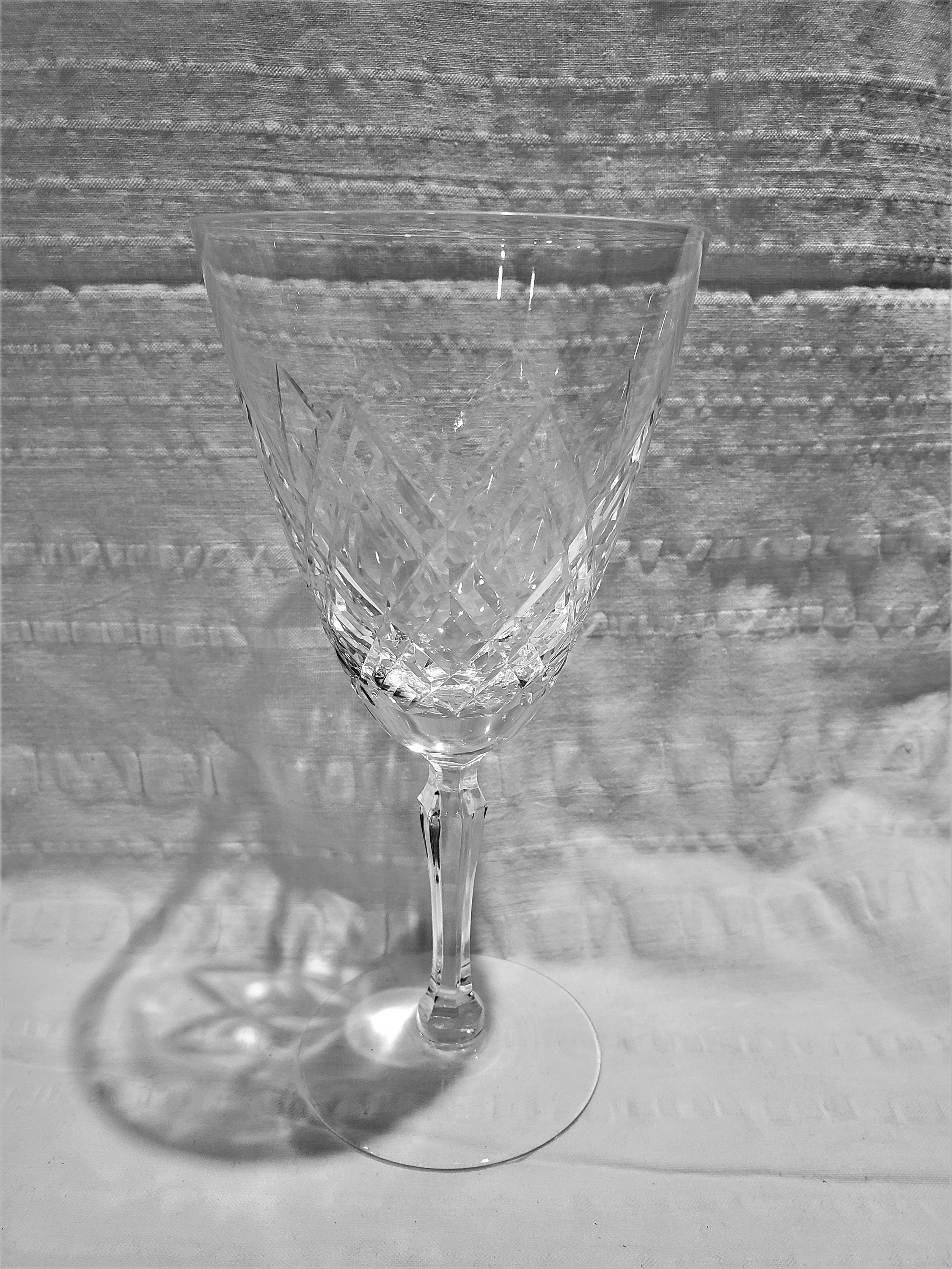 Noritake Japanese Crystal Stemware Set: Etched Wine Glasses, 15 Piece ...