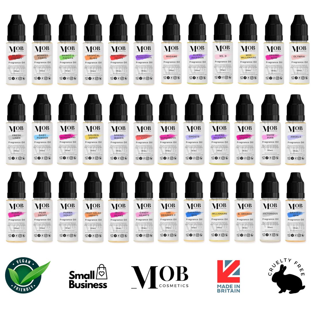 10ml Fragrance Oils | 100+ Scents | Candle Fragrance Oil Fragrance Oils ...