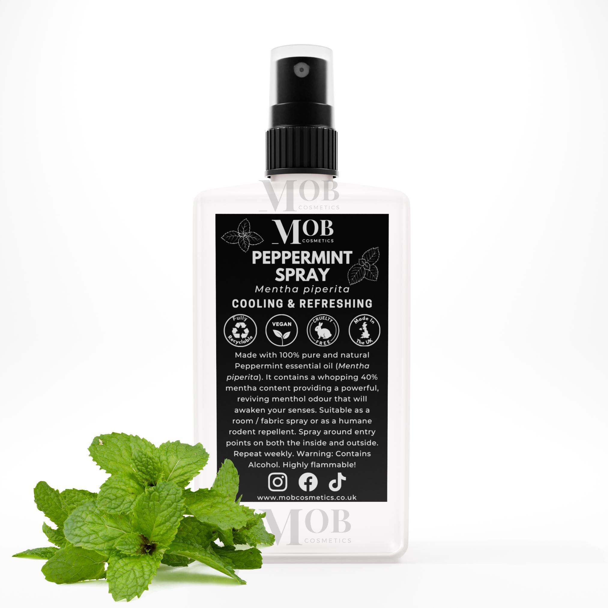 100% Pure Strong Peppermint Essential Oil Spray Natural Mouse Spider ...