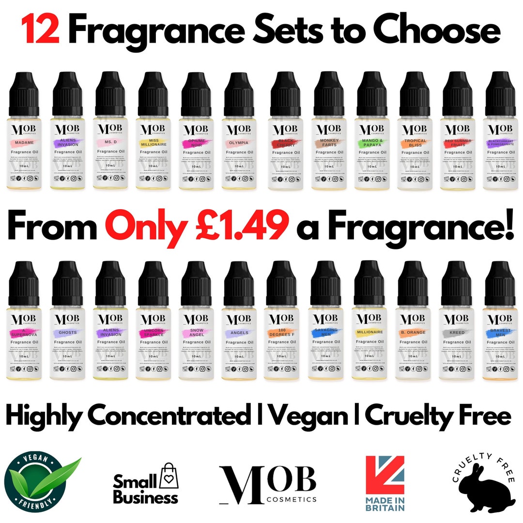 6 Piece Fragrance Oil Sets Candle Fragrance Oil Fragrance Oils For