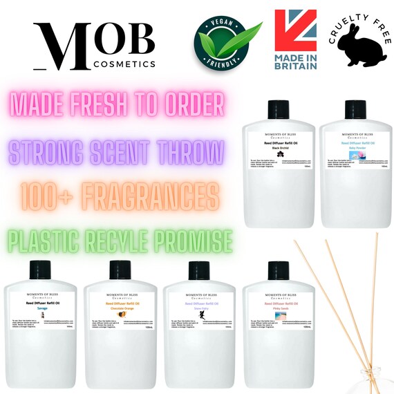 Reed Diffuser Refill Oil Large 100ml Bottles Designer and - Etsy