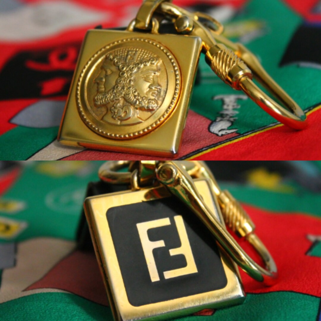 Vintage Fendi FF Janus Head 1990s Double-sided Keychain Rare - Etsy