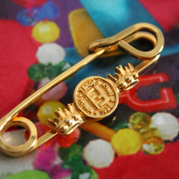 Versace Safety Pin - Etsy