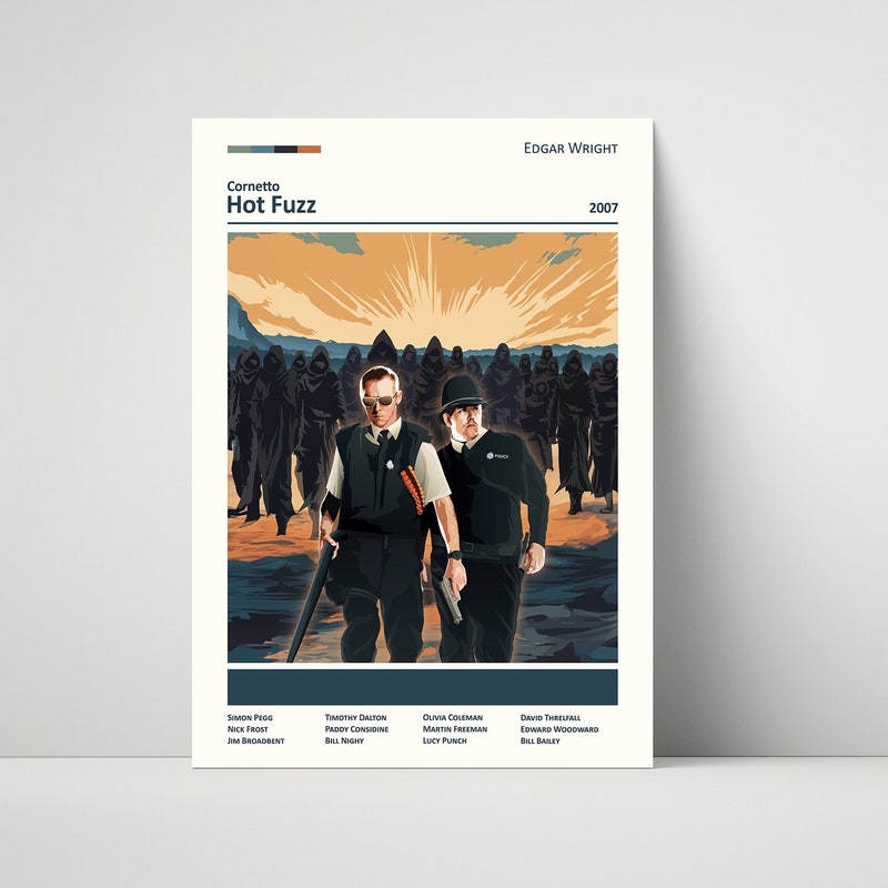 Hot Fuzz Movie Poster - Etsy
