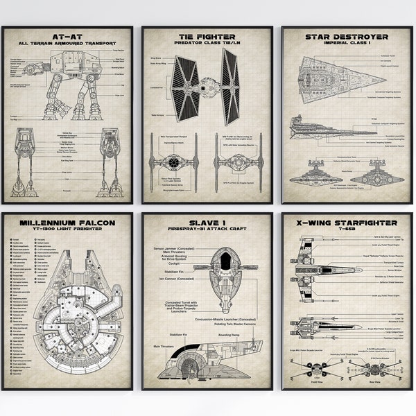 Slave 1 Blueprints - Etsy