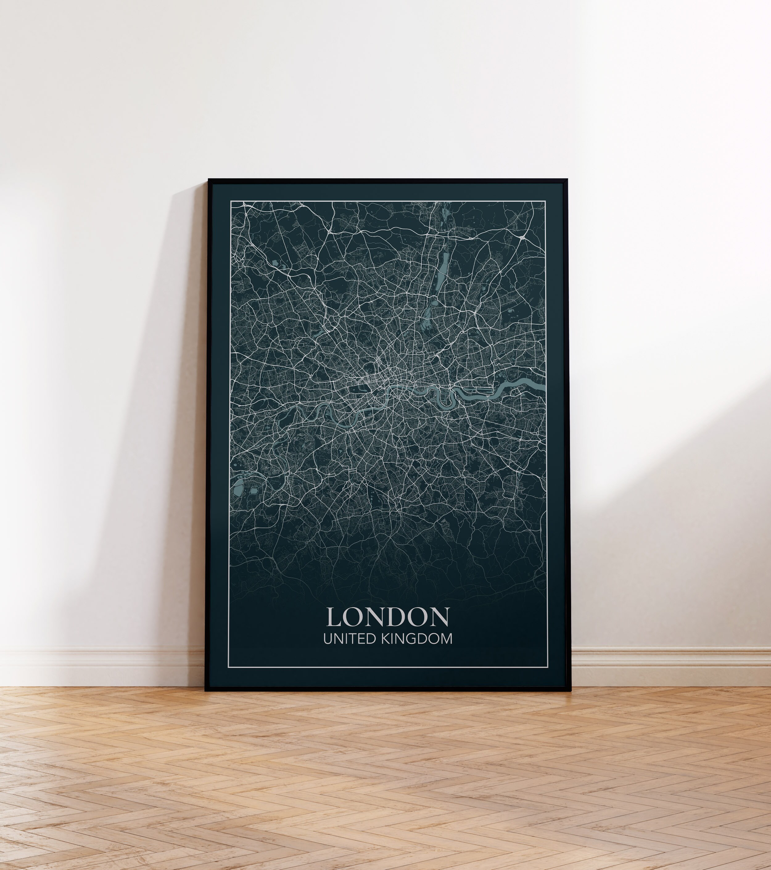 London Map Prints London Map Posters London Travel Map Map - Etsy UK