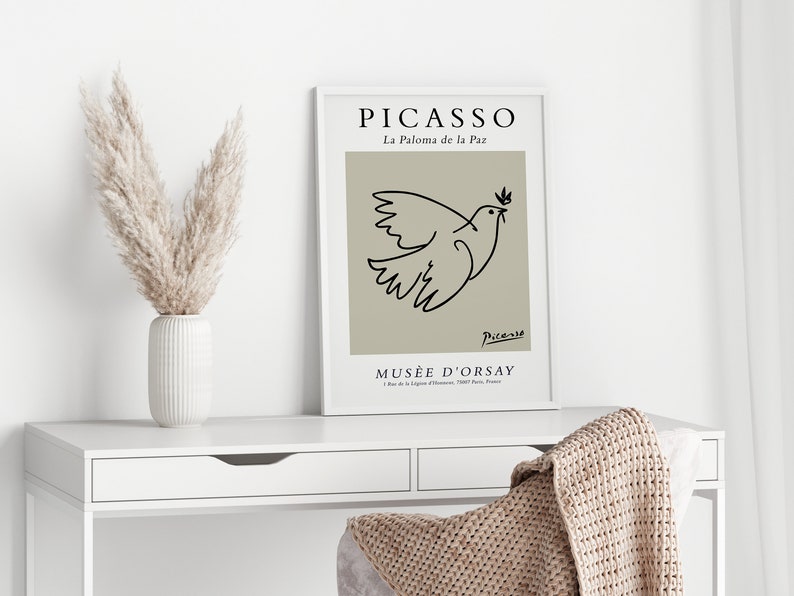 Picasso Line Art Picasso Print Line Drawing Home Decor - Etsy