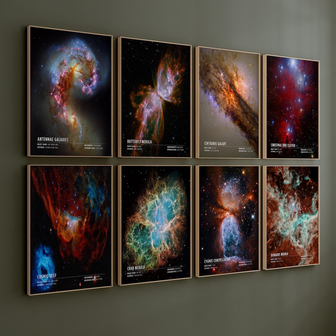 James Webb Space Telescope Poster Print, Hubble Posters, Space Poster ...